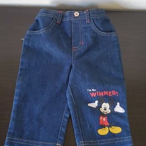 Disney | Bottoms | Disney Jeans 69m Mickey Mouse | Poshmark